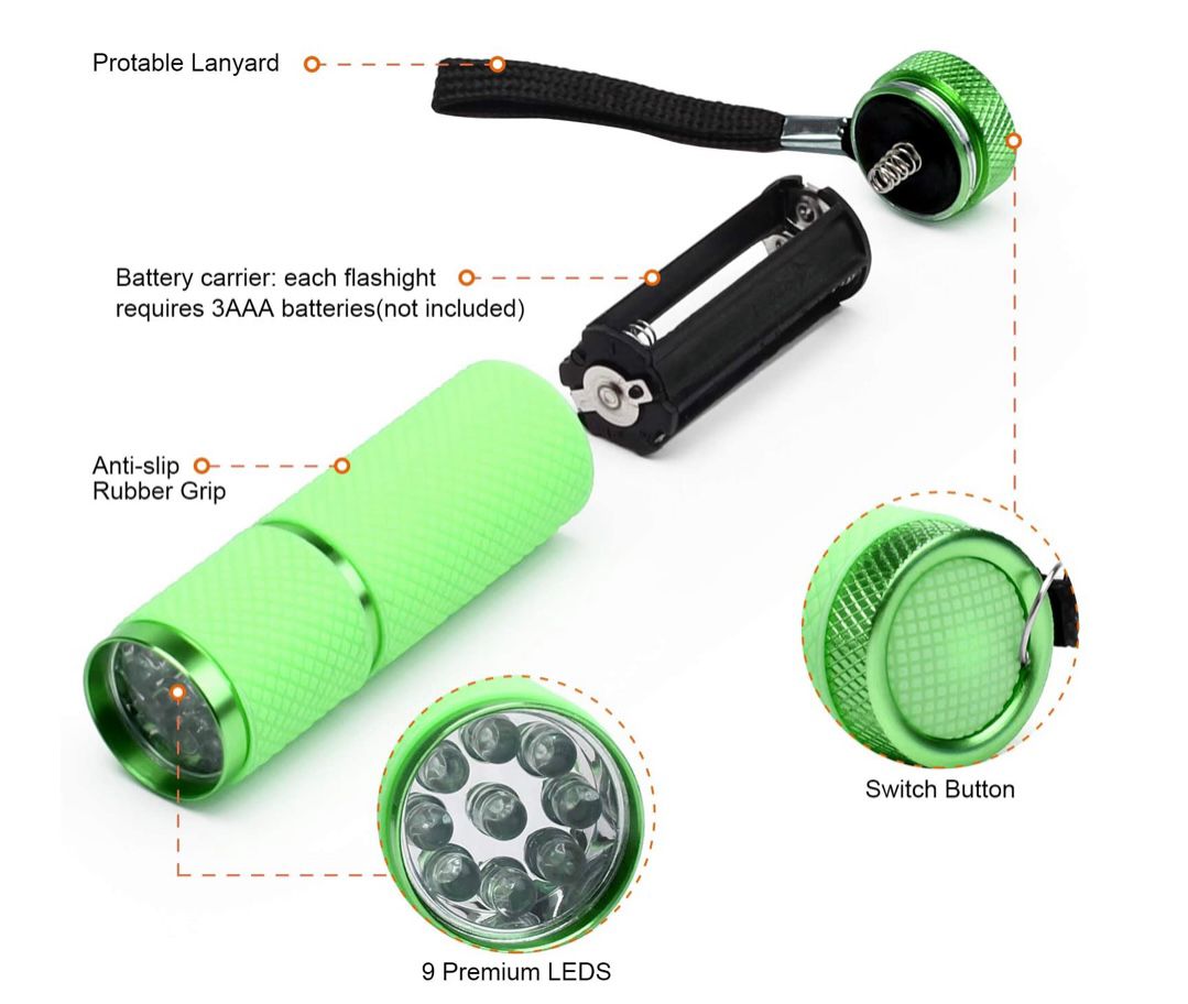 دستگاه یووی مینی چراغ قوه ای ( Mini UV LED Nail Lamp flashlight ...